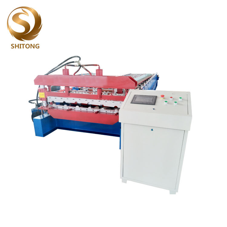 formación de acero del rollo de la hoja del tejado del color automático 1000 hecha a máquina en China