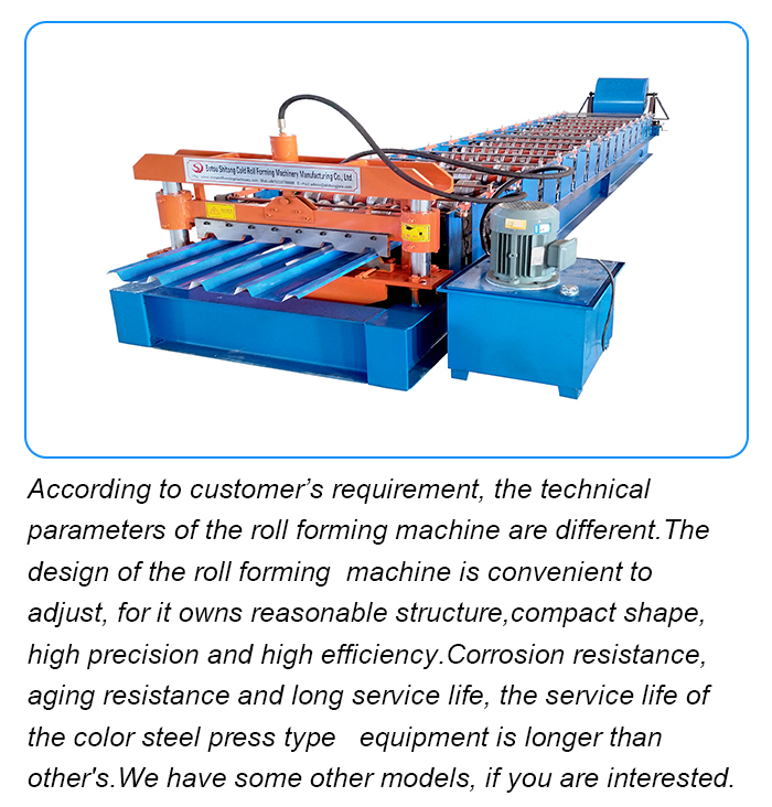 mur automatique de PPGL et feuille trapézoïdaux bon marché de toit faisant le petit pain formant la machine