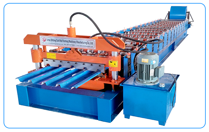 mur automatique de PPGL et feuille trapézoïdaux bon marché de toit faisant le petit pain formant la machine