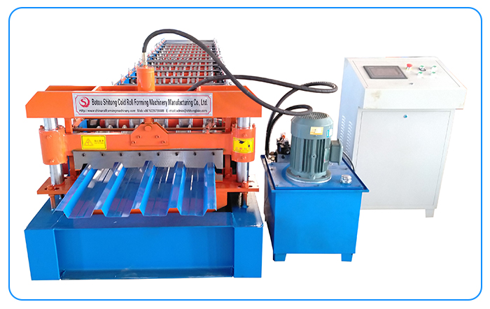 mur automatique de PPGL et feuille trapézoïdaux bon marché de toit faisant le petit pain formant la machine