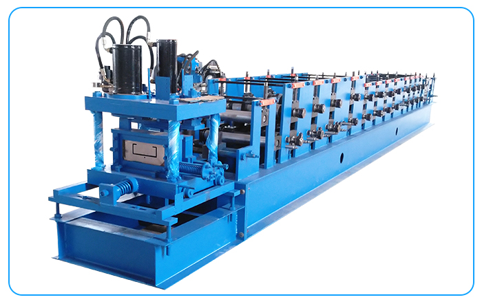 rollo galvanizado impulsión hidráulica completamente automática de la correa de c que forma la máquina