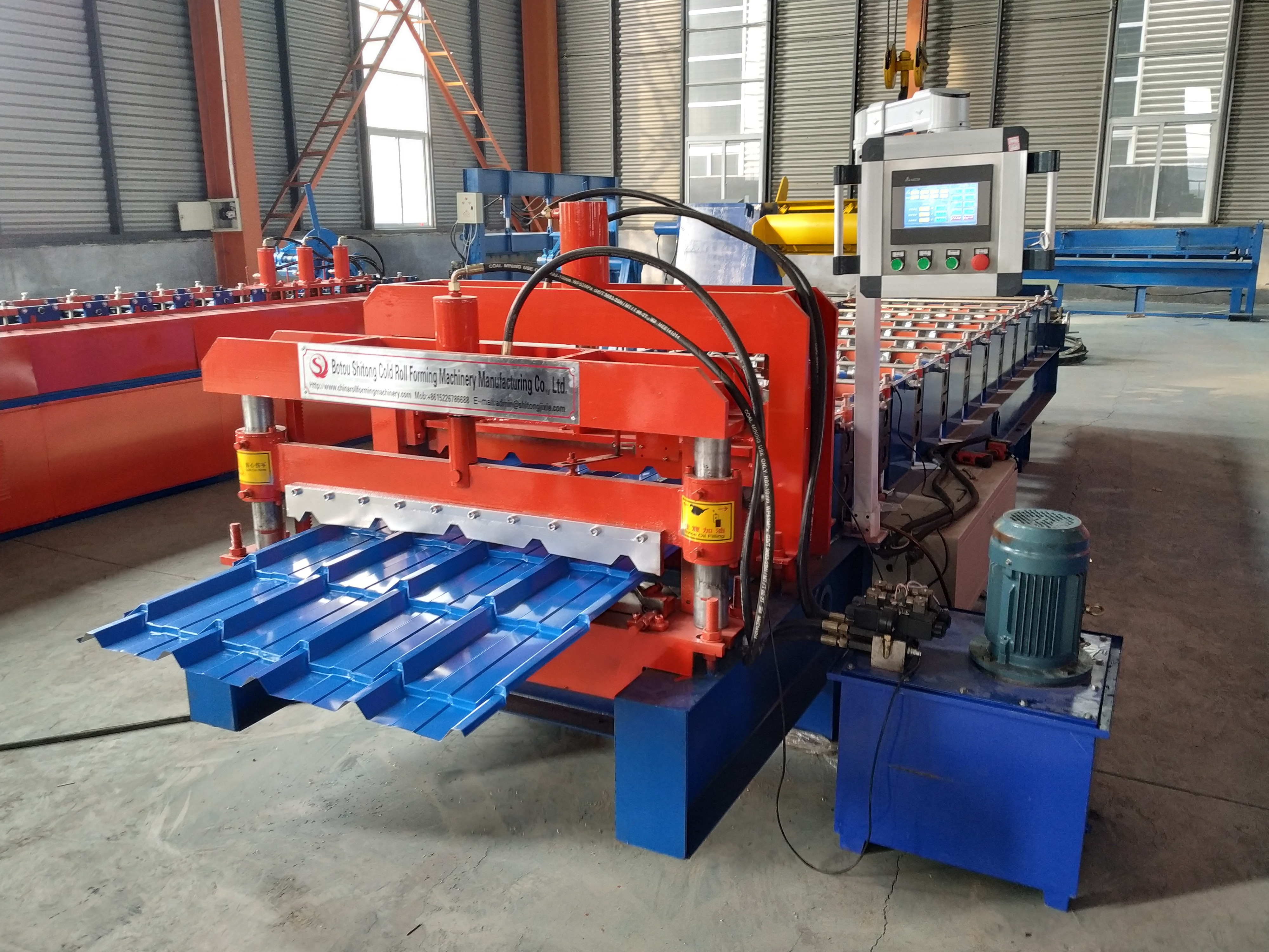 petit pain vitré de tuile galvanisé 840 par modèles de tôle d'acier formant la machine