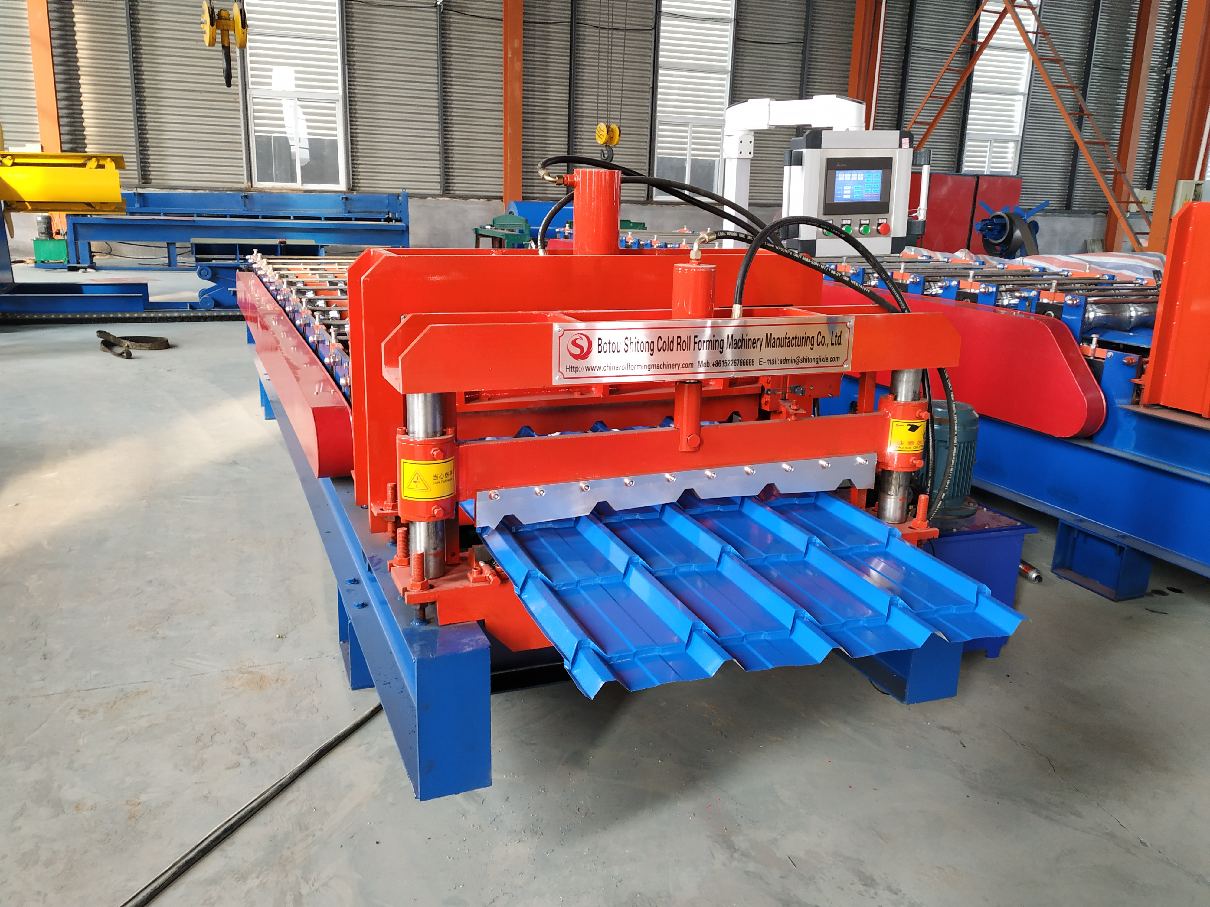 petit pain vitré de tuile galvanisé 840 par modèles de tôle d'acier formant la machine