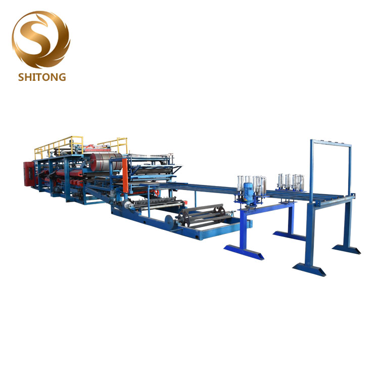 China popular del diseño hizo que el panel de bocadillo del EPS rueda formando precio de la máquina