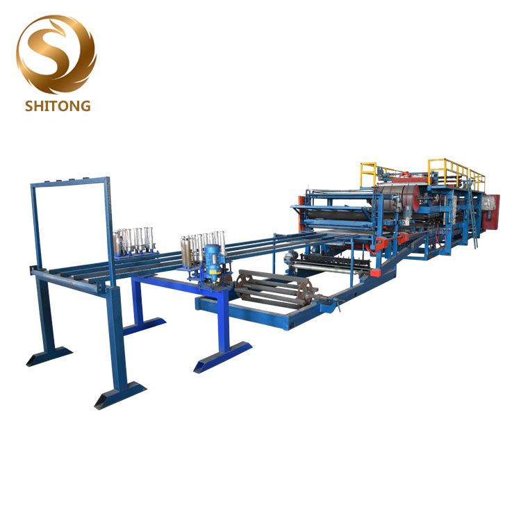 China popular del diseño hizo que el panel de bocadillo del EPS rueda formando precio de la máquina