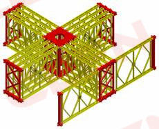Plate-forme de levage hydraulique intelligente de coffrage pour la construction de gratte-ciel