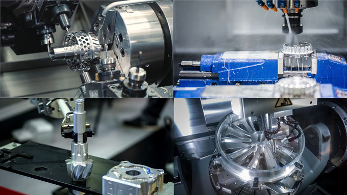 Aangepaste precisie CNC die Delen 5 As Geanodiseerde Aluminiumtoebehoren 2 machinaal bewerkt