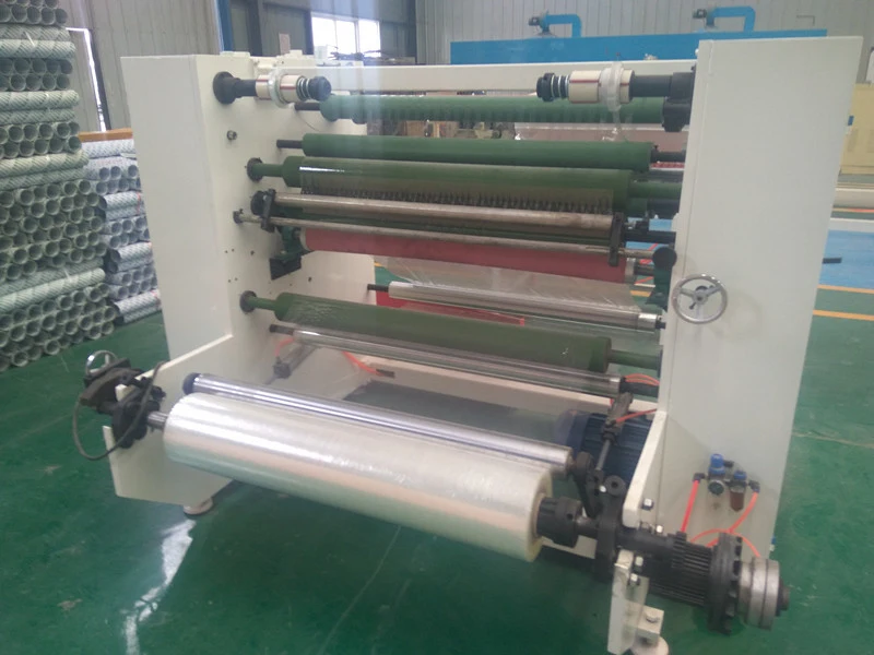 Cinta adhesiva de alta velocidad del Super Clear BOPP que raja la máquina el rebobinar