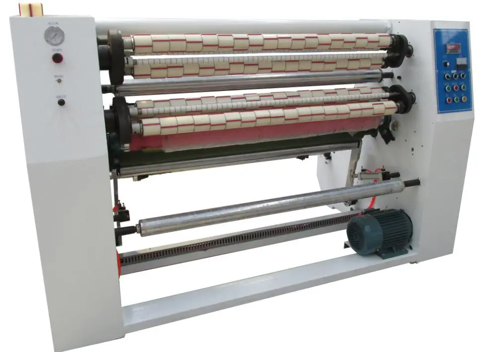 Macchina automatica di Rewinder della taglierina del nastro di taglio BOPP di doppia funzione