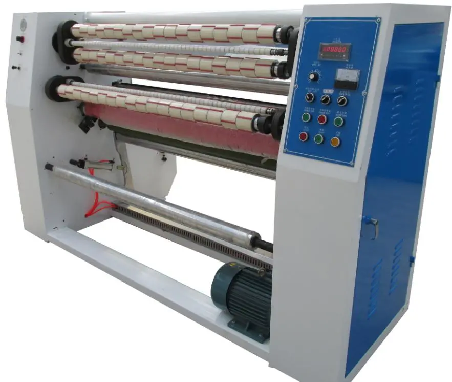 Macchina automatica di Rewinder della taglierina del nastro di taglio BOPP di doppia funzione