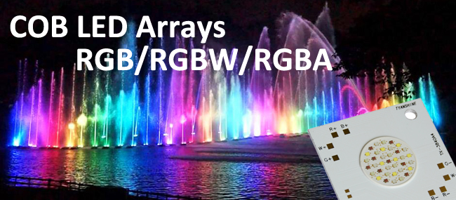 Disposição 30V RGBW do diodo emissor de luz do RGB da ESPIGA de 80 W para luzes subaquáticas da fonte