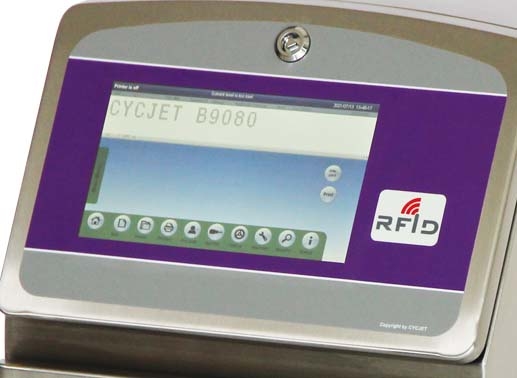 Stampanti a getto di inchiostro di CYCJET B9080/macchina industriali 1 di codifica in lotti del getto di inchiostro
