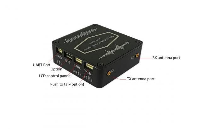 Poussée duplex audio directionnelle de liaison de transmission de données d'UAV de Bi pour parler 0