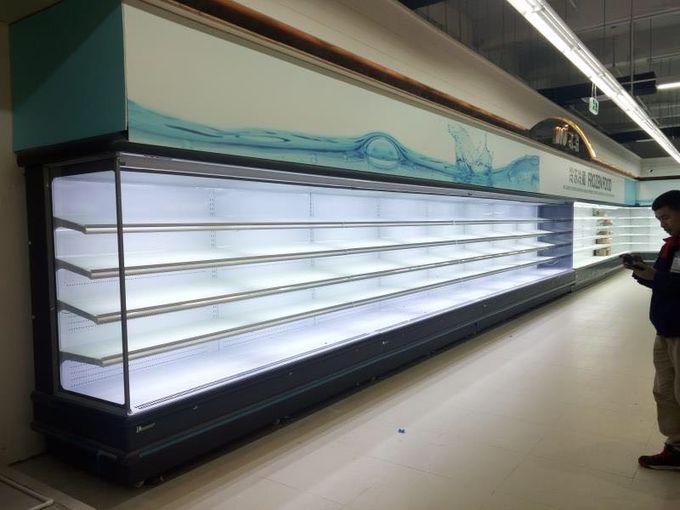 Réfrigérateur adapté aux besoins du client d'affichage de plate-forme ouverte de supermarché avec les unités à distance de Condensering