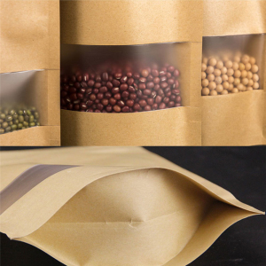 Bolsa de papel de Kraft con la ventana 1