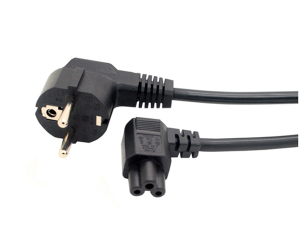  Varón europeo 3Pin al cable del cable eléctrico C5 del IEC 320