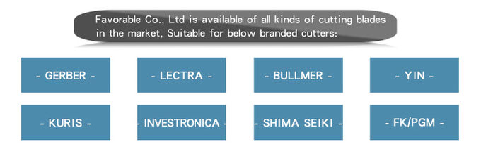 10 lame di coltello della taglierina TL-005 di PCS 28MM hanno messo adatto a taglierina 2 del DCS di Gerber