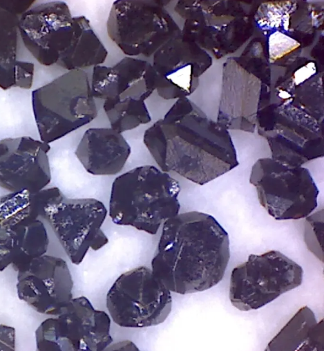 BDD electrode sample showing black diamond surface