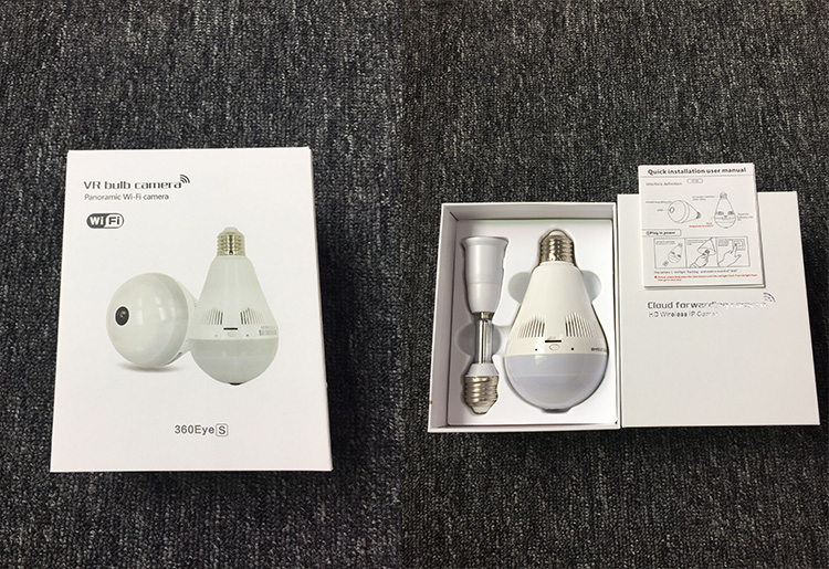 360 de visão do ângulo do panoview do vr de movimento graus de luz do sensor com câmara de segurança