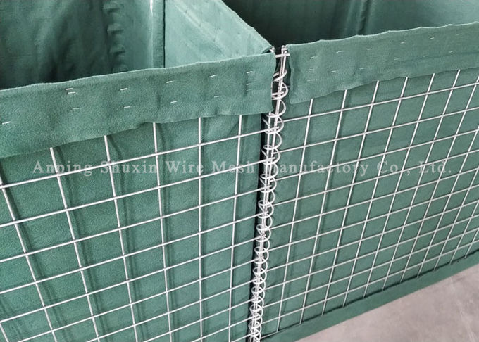 Sabbia di materiale di riempimento militare della barriera di Hesco, parete 0 di scoppio di Hesco