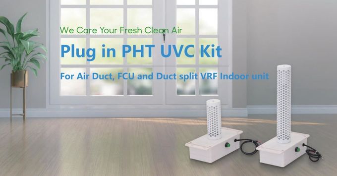 Набор PHT UVC для обеззараживания и стерилизации воздуха 254nm AHU УЛЬТРАФИОЛЕТОВОГО гермицидного УЛЬТРАФИОЛЕТОВОГО для воздуха регулируя блоки для боя с covid
