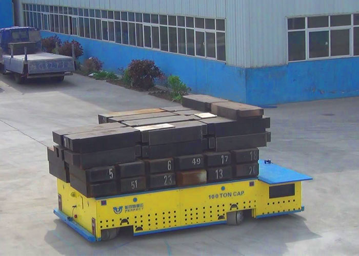 Trackless κάρρο μεταφοράς φορτίου φορτίου για τα εργαστήριο-βιομηχανικά μεγάλα μηχανοποιημένα κάρρα μεταφορών