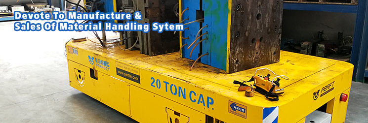 Carro Trackless de transferência do transporte de materiais bonde de 5 toneladas para o transporte de materiais industrial