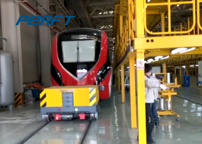 El carril accionó el special plano del carro de la transferencia para la tracción y arrastrar de la maquinaria grande