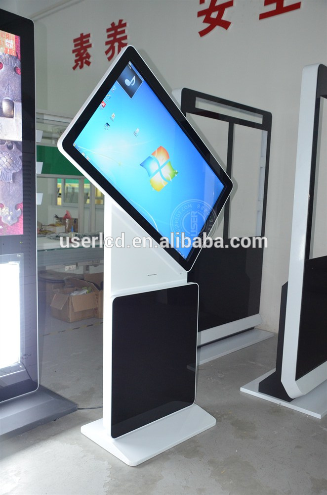 gire todos en una pantalla táctil de la PC/exhibición de la publicidad/tótem digital