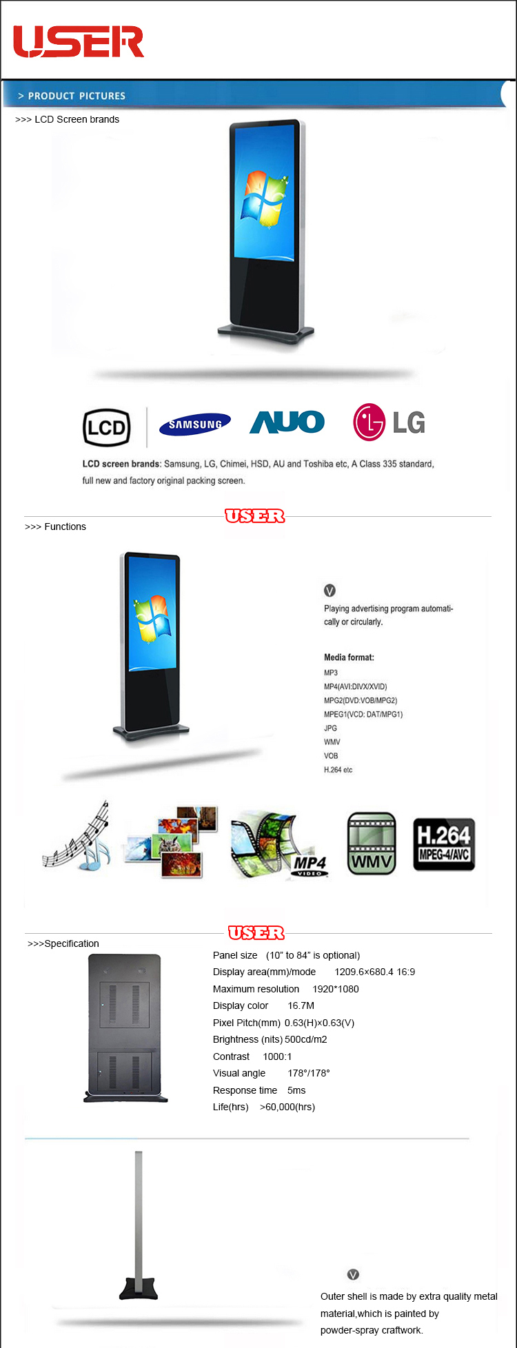 Chiosco_demo diritto di A_42inch-65inch