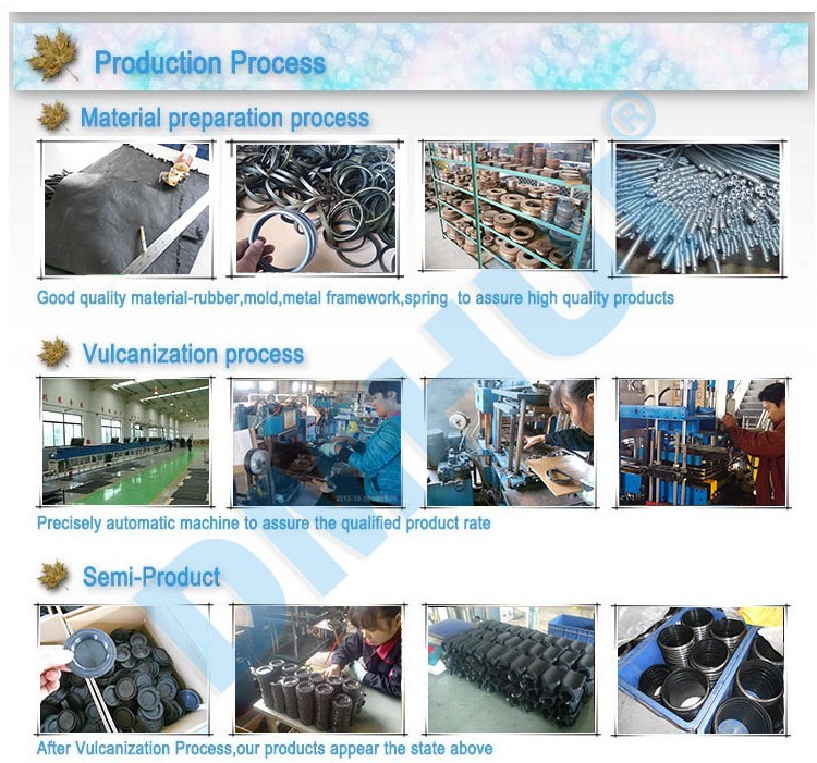 Sello de goma del material de goma y del eje estándar o estándar 25-45-11