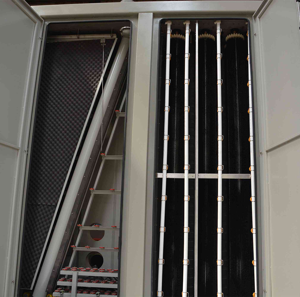 Machine de fabrication de verre économiseuse d'énergie complètement automatique verticale de double vitrage de rendement élevé