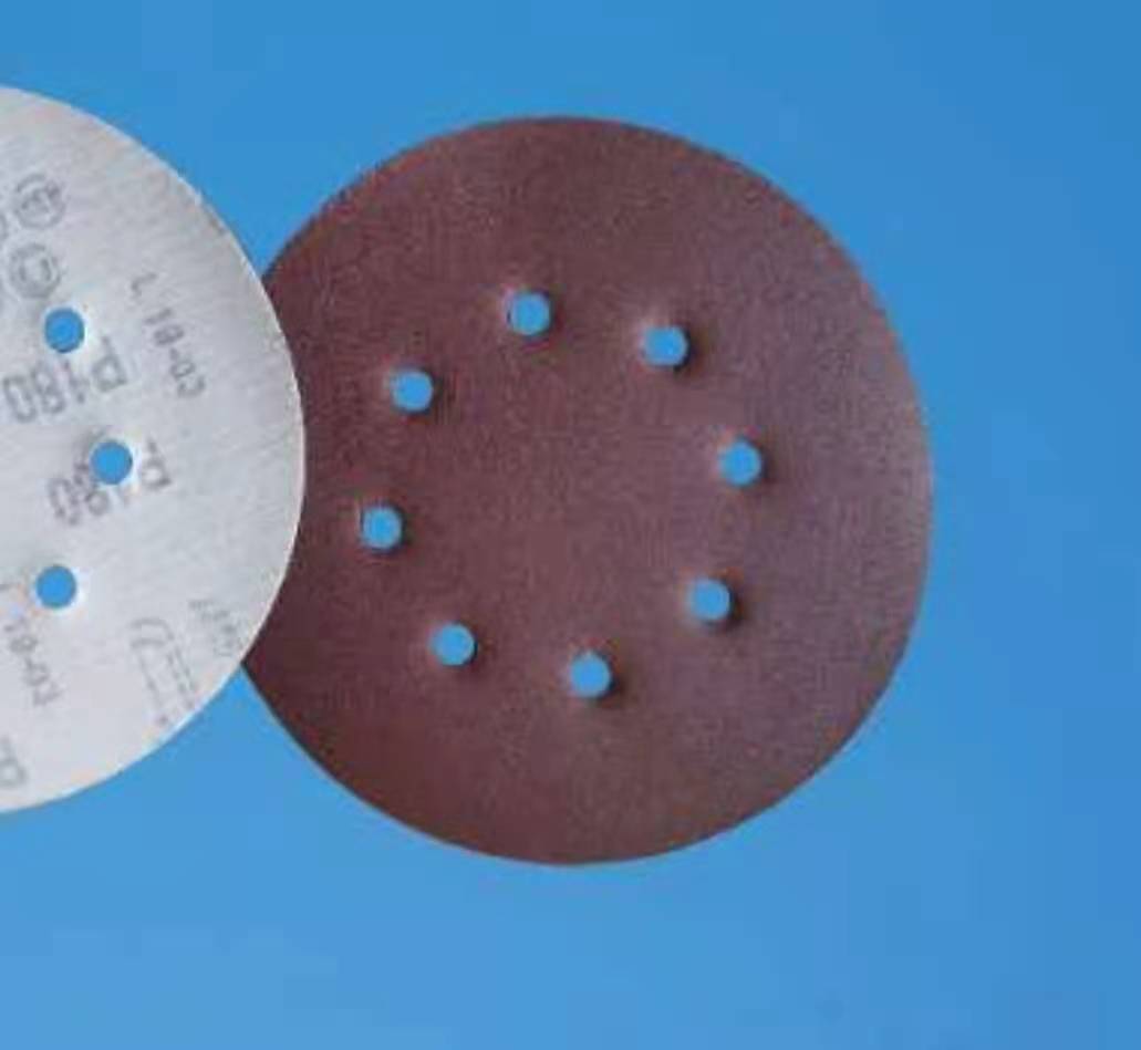 lucidatore di carta abrasiva del foro della carta 8 della sabbia del Velcro di 125mm che splende per la superficie di alluminio TUTTA LA SABBIA