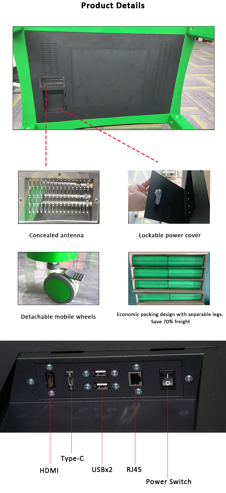 Table in educational setting