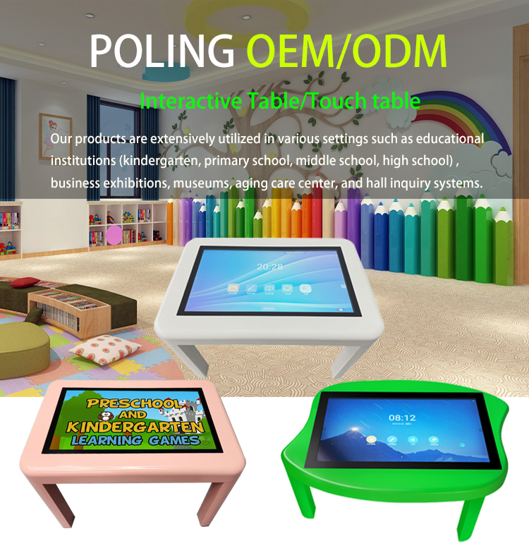 POLING 32-inch Multi Touch Table in modern setting