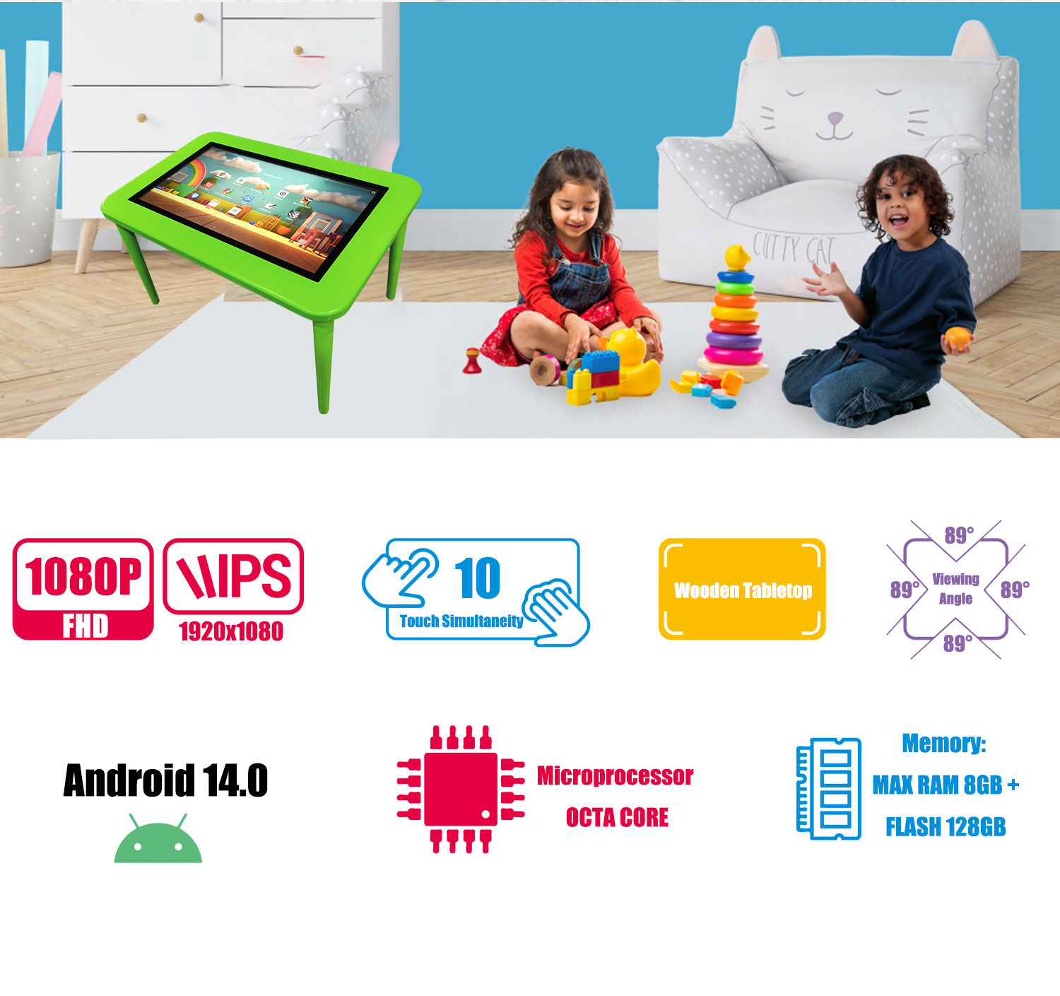 32-inch ECO Table side view