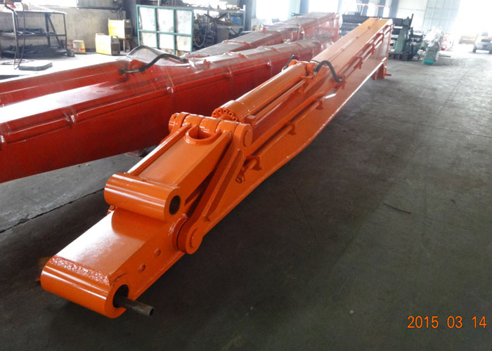 Asta lunga dell'escavatore resistente di KOMATSU, alto braccio arancio di portata