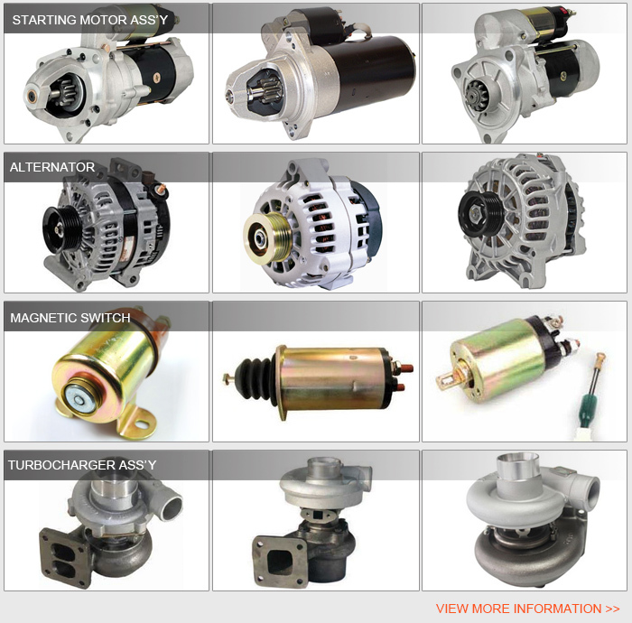 Generator Price for PC200-6 S6D102 Alternator 600-861-3411 600-861-6410 101-211-4310 24V 40A