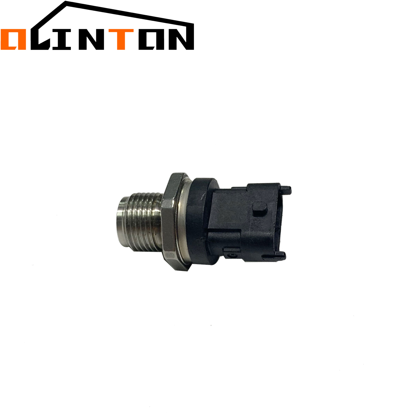 Fuel pressure sensor for excavator - side view