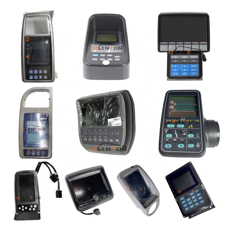 Excavator monitor display computer board front view