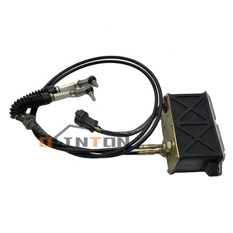 Close-up view of throttle motor components