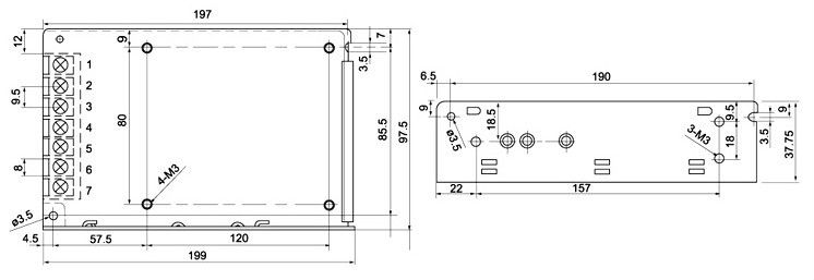Prezzo franco fabbrica caldo S-120-12 del CE dell'alimentazione elettrica di commutazione di vendita 120w 12v 10a