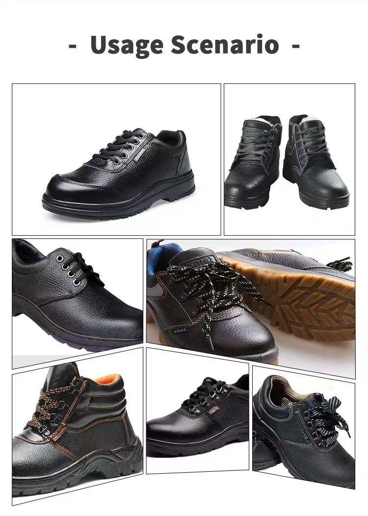 1.8mm Micro PU Leathr Synthetic Leather Upper Material In Safety Shoes