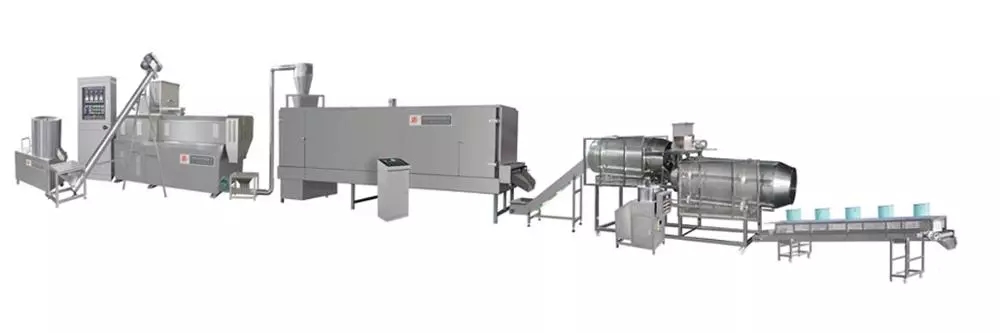 Linea di produzione automatica dell'attrezzatura della macchina dell'espulsore dell'alimento per animali domestici