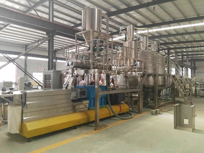 Chaîne de fabrication automatique alimentation des animaux d'extrudeuse d'aliment pour animaux familiers/