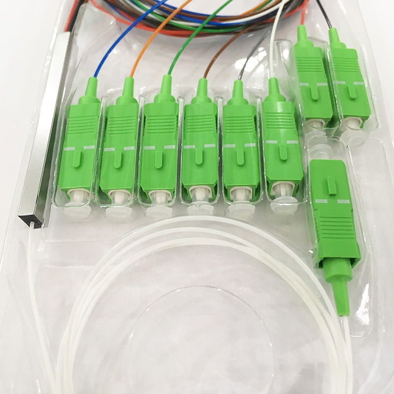 Separatore di fibra ottica 1 8 dello SpA di FTTH Mini Type Bare con il connettore dello Sc APC