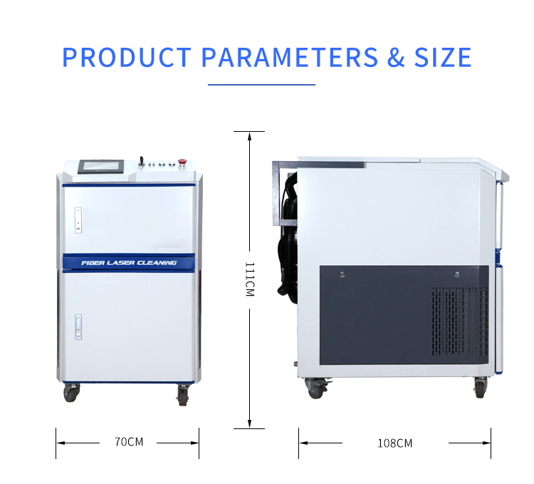 Factory Self Support 50W 100W 200W 500w Clean Laser Similar Tool Laser Fiber Rust Removal Cleaning For Metal