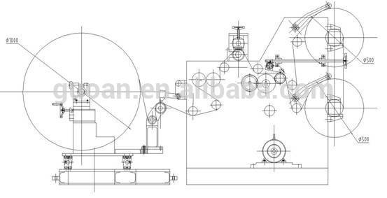 Máquina de corte plástica automática do filme fino de FQ-1300W