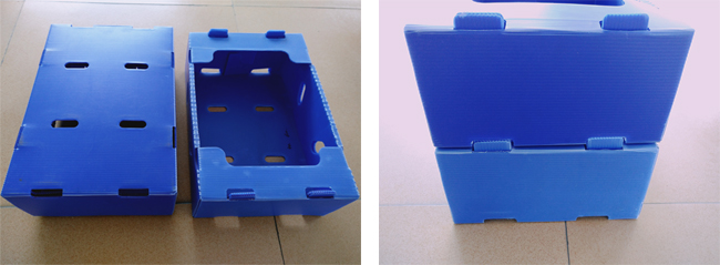 enchufes y enchufes de caja de fruta de plástico corrugado