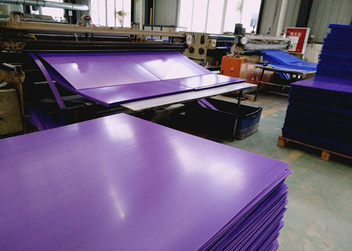 Folha plástica acanelado durável rígida high-density com tamanho e cor personalizados